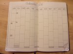 mon bullet journal: le calendex – Césame et ses états d'âme