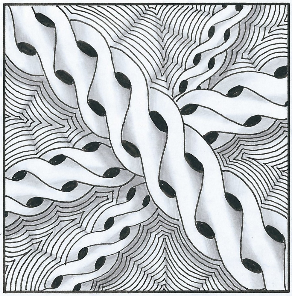 challenge zentangle: intwine – Césame et ses états d'âme